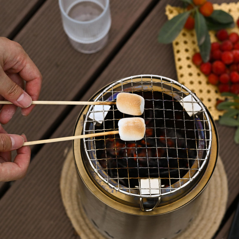 Arlmont & Co. Tharin 6.7'' H Outdoor Outdoor Fireplace | Wayfair